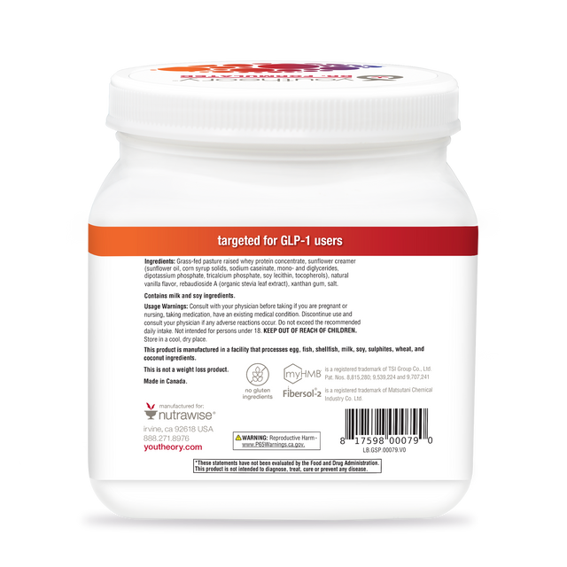GLP-1 Support Muscle Guard Protein – Youtheory