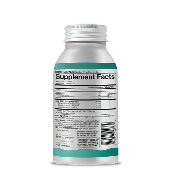 Ocean-Friendly Omega | Plant-Based Supplement – Youtheory