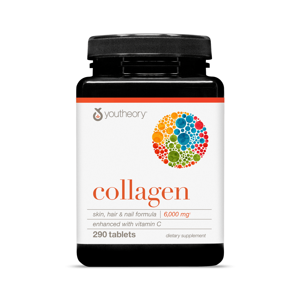Youtheory Advanced Collagen 6000 mg with Vitamin C | Healthy Aging