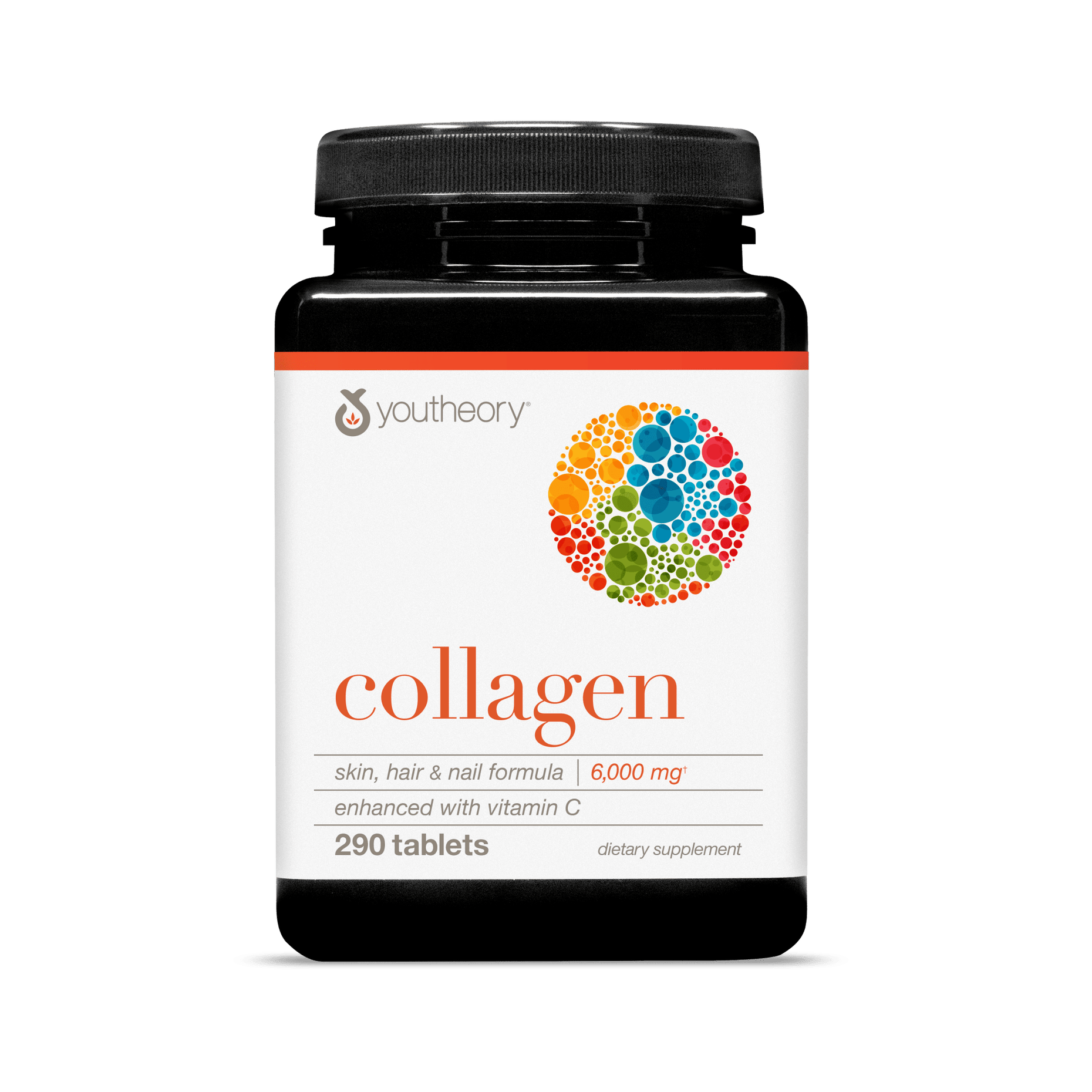 Youtheory Advanced Collagen 6000 mg with Vitamin C | Healthy Aging