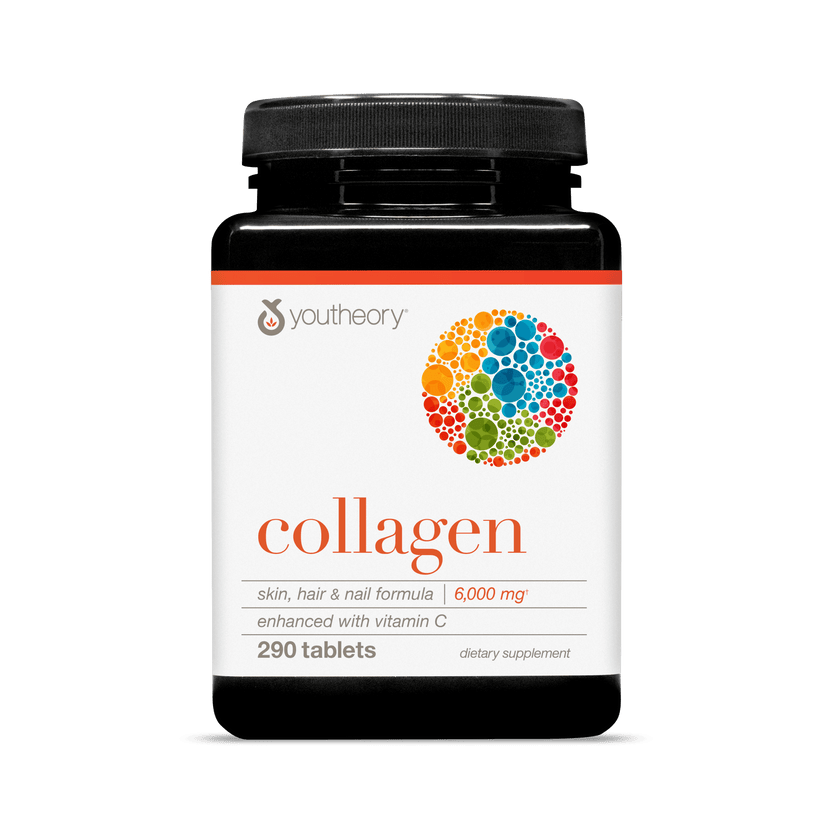 Youtheory Advanced Collagen 6000 mg with Vitamin C | Healthy Aging
